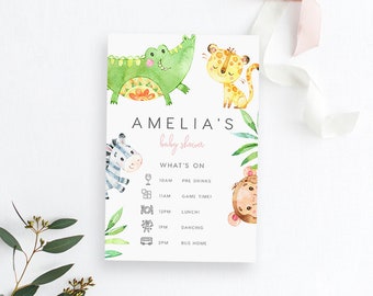 Baby Shower Program | Etsy