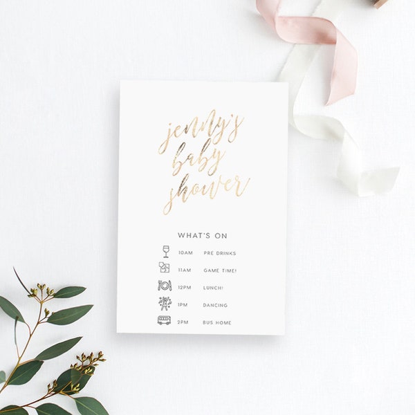 Order of Events - Etsy