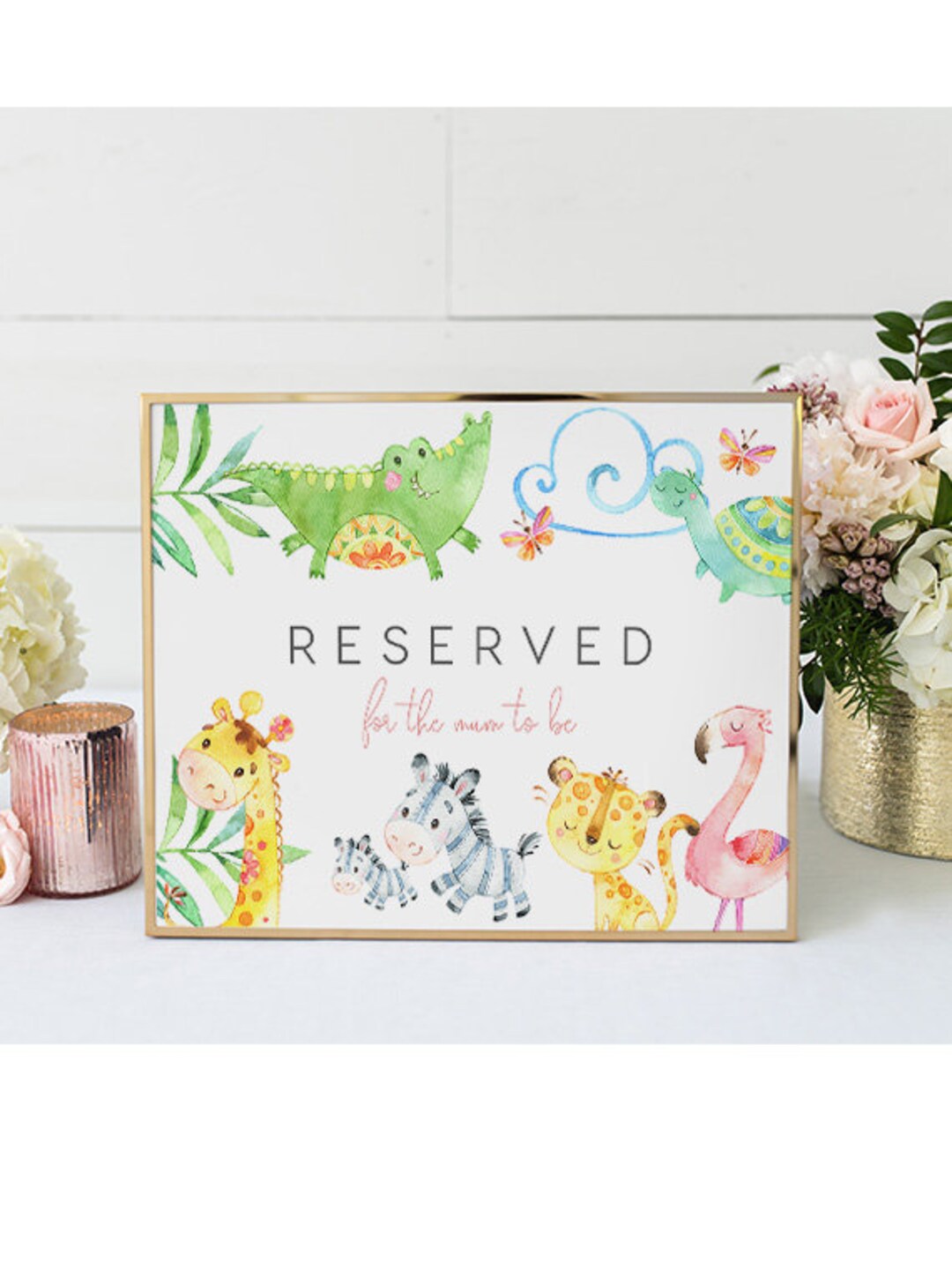 Reserved Sign Printable, INSTANT DOWNLOAD, Printable Wedding Reserved ...