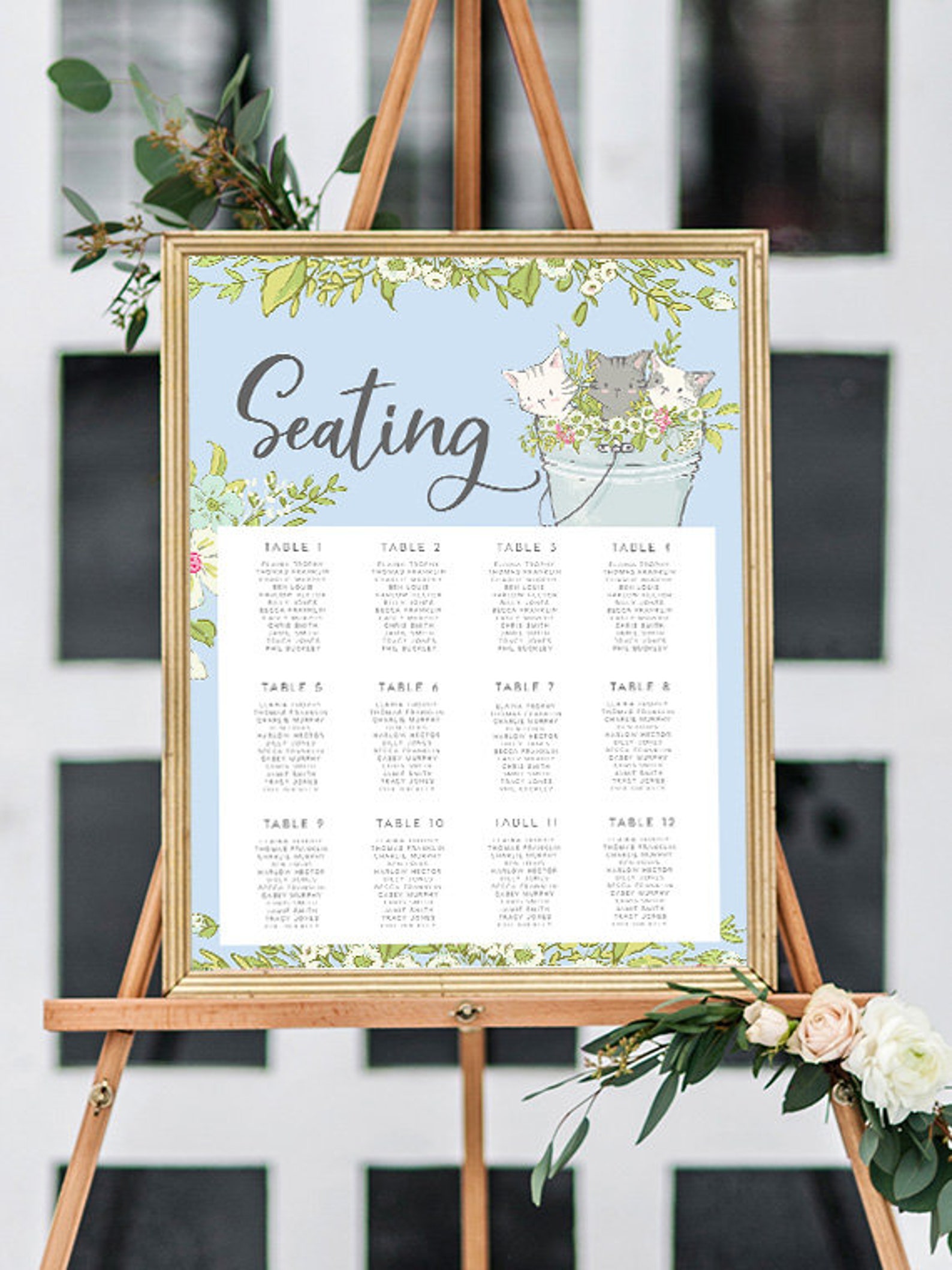 Free Baby Shower Seating Chart Template - Free Templates 2024