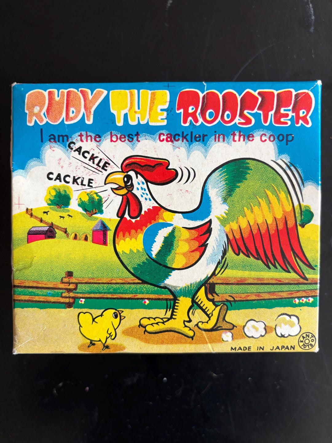 Vintage Wind up Toy, Rudy the Rooster Toy, Easter Basket Toy, Nostalgic ...