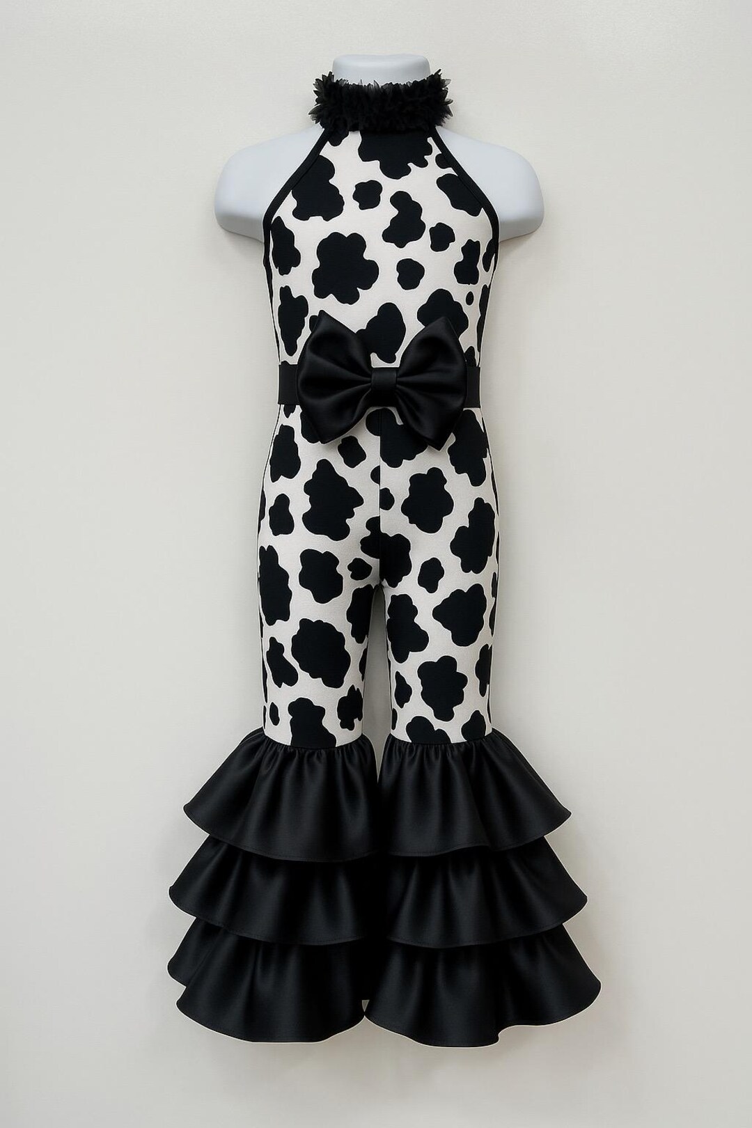 Triple-layered Halter Jumpsuit for Pageants and Special Occasions ...
