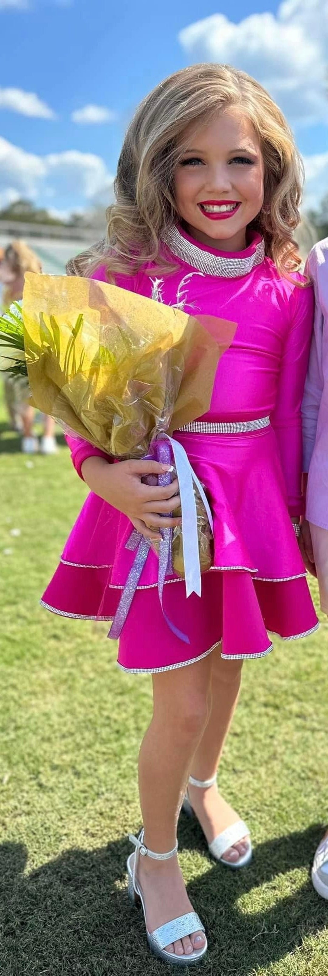 Classy Party & Pageant Ready Mock Neck Long Sleeve Top With Double ...