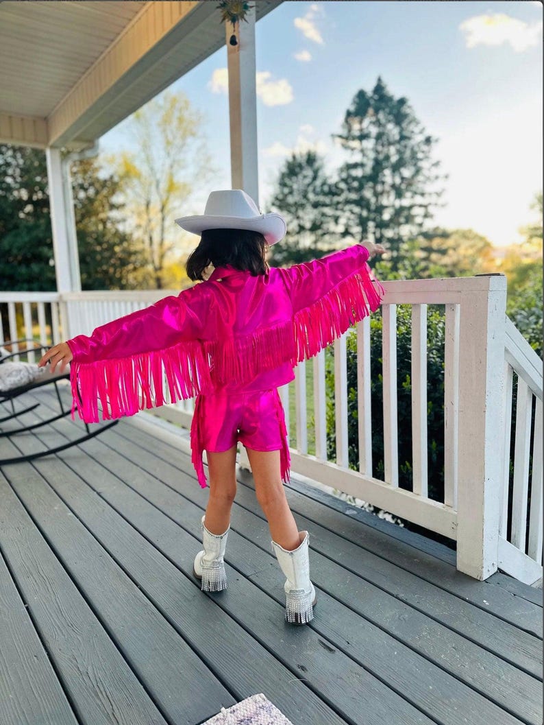 8cowgirl Couture Fringe Set(infantjuniors)matte or Metallic Lycra ...