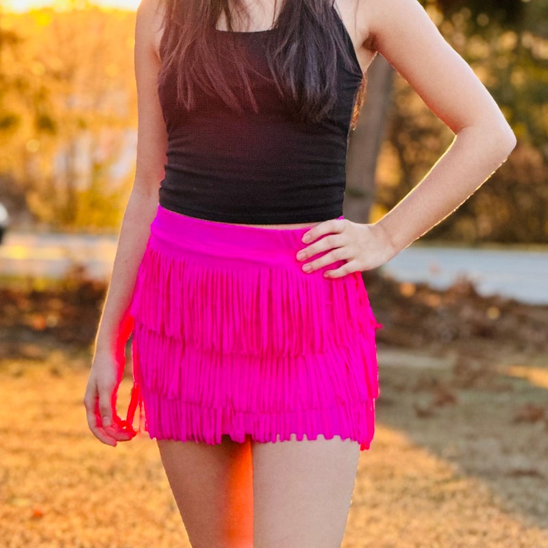 Fringe Skirt - Etsy