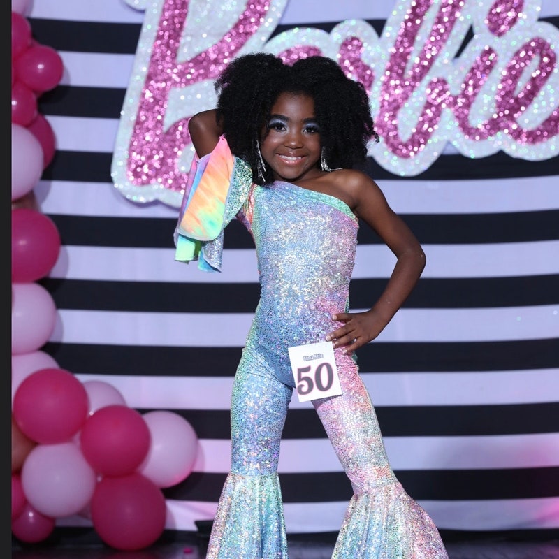 Pageant Jumpsuit Sequin - Etsy