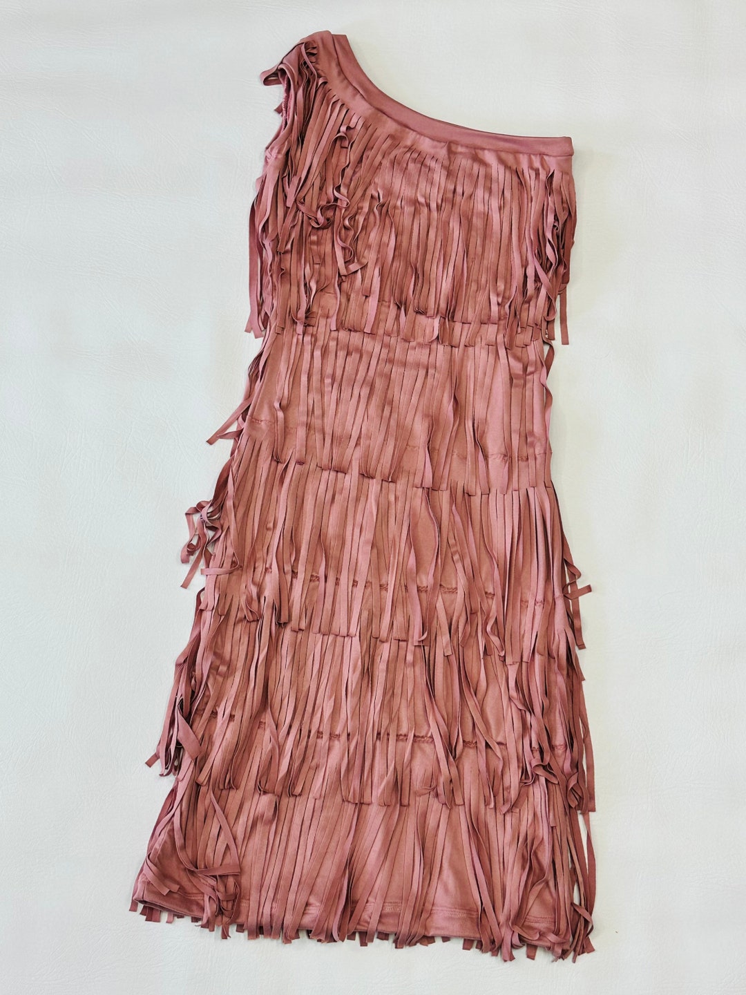 Boho Chic One Shoulder Fringe Dress for Free-spirited Kids - Available ...