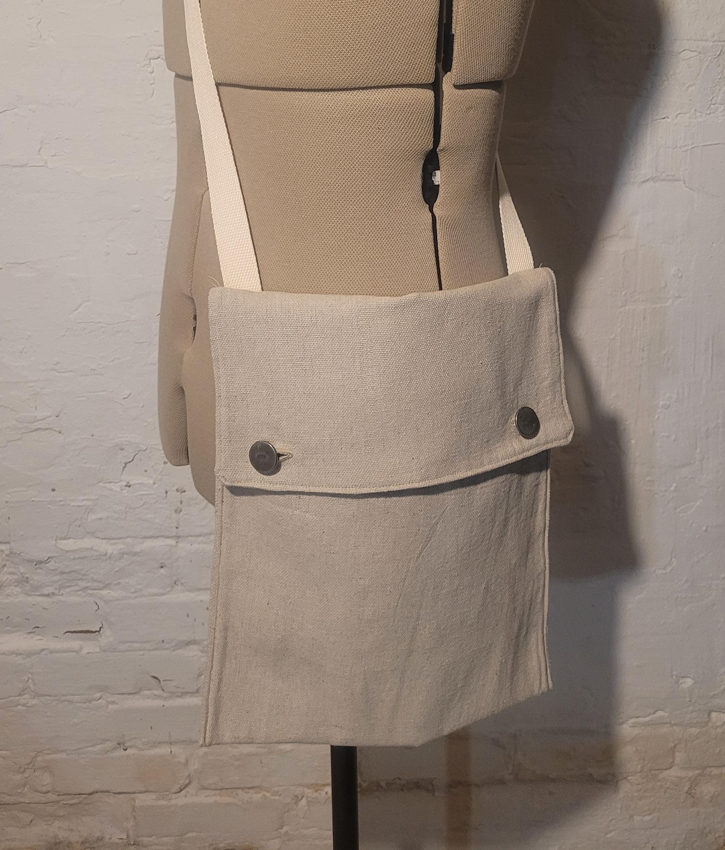 Cotton Canvas Haversack Bag: 18th Century Style - Etsy