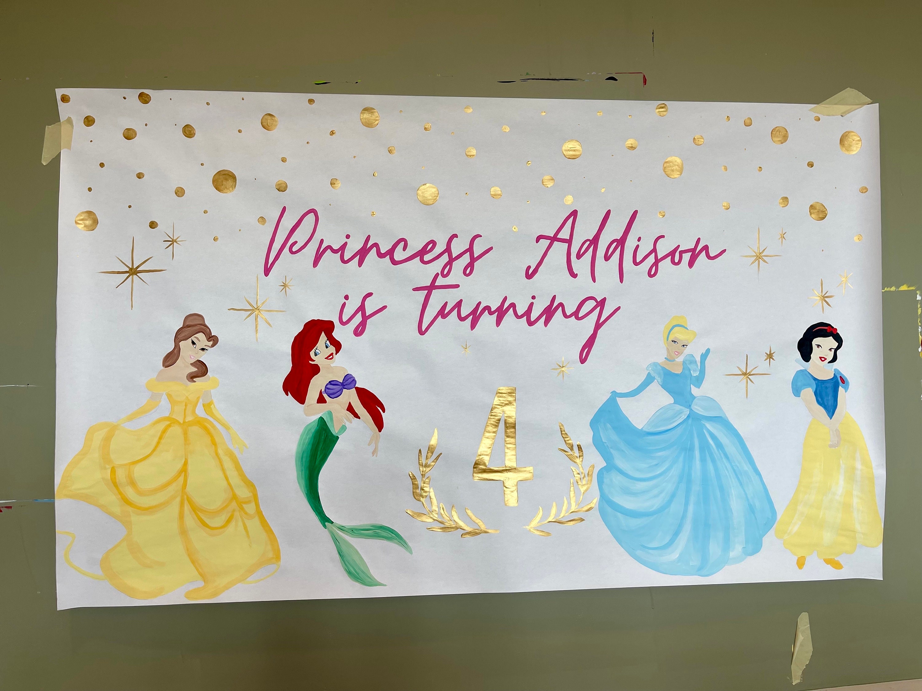 Princess Birthday Banner - Etsy