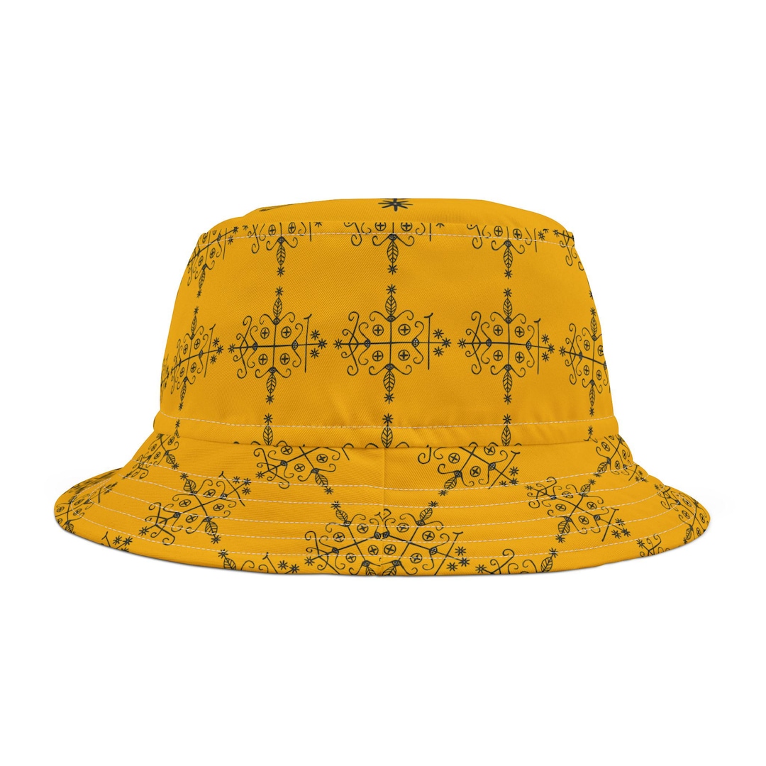 Papa Legba Veve Bucket Hat: Vodou Afro-caribbean Streetwear - Etsy