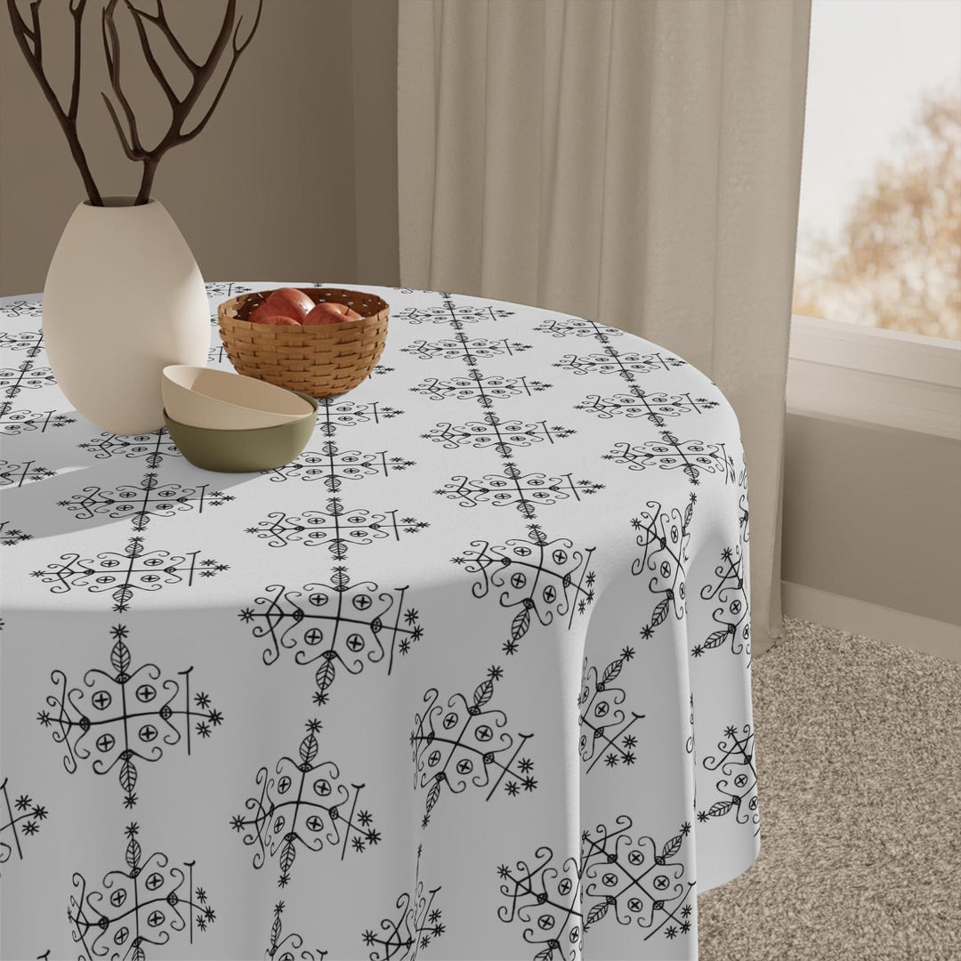 Papa Legba Veve Altar Cloth (white) Voodoo Tablecloth - Etsy