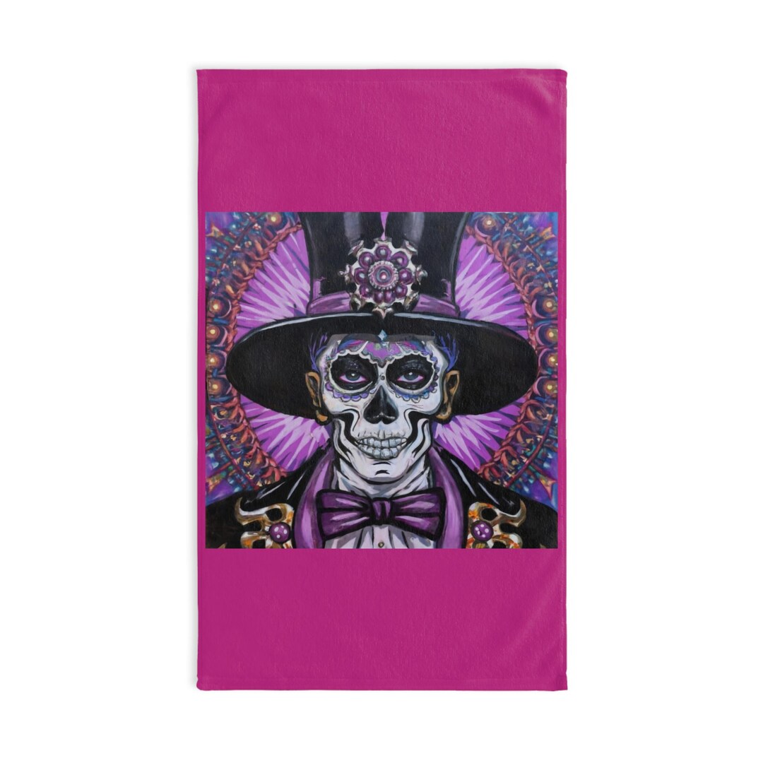 Baron Samedi Towel: Voodoo Lwa Art, Haitian Décor - Etsy
