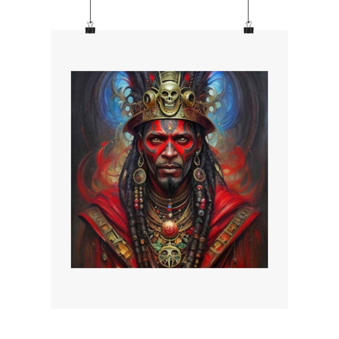 Papa Legba Art Print: African Voodoo Loa God Poster - Etsy