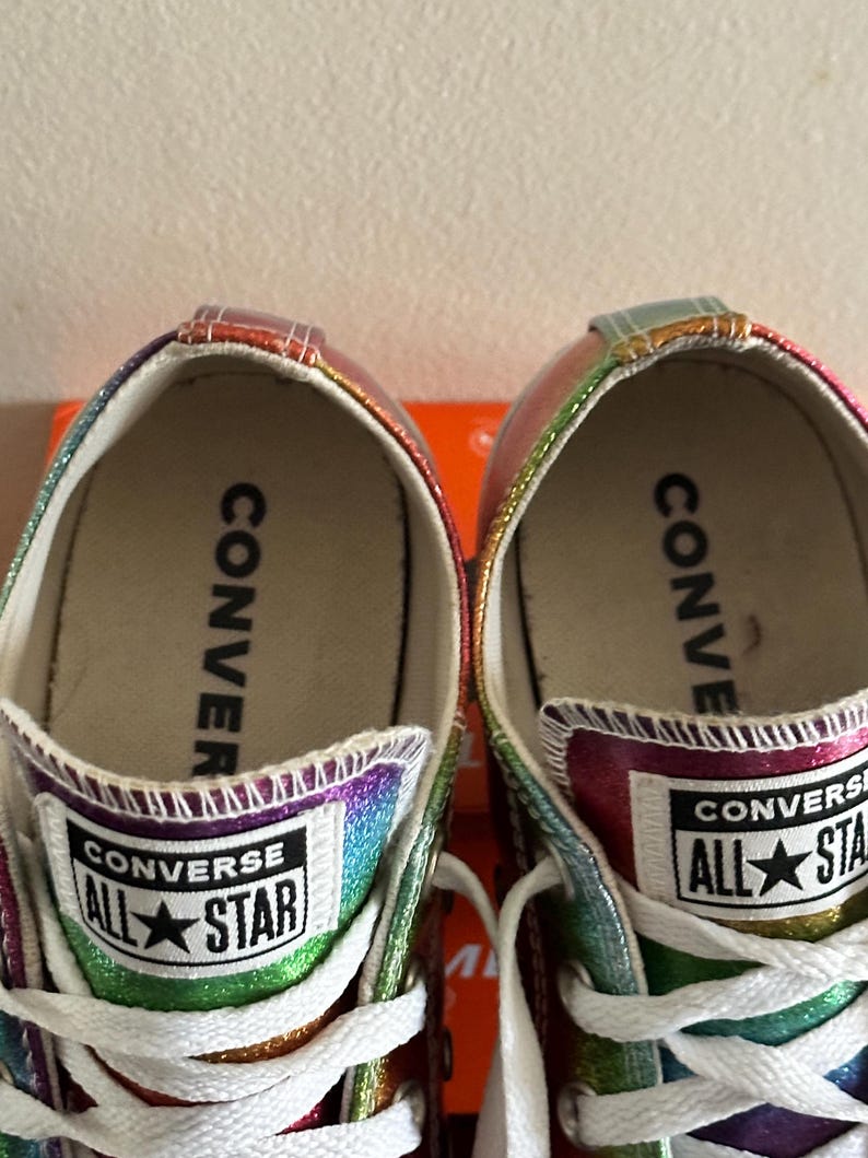 Converse Chuck Taylor All Star Low Top With Iridescent Rainbow Finish ...