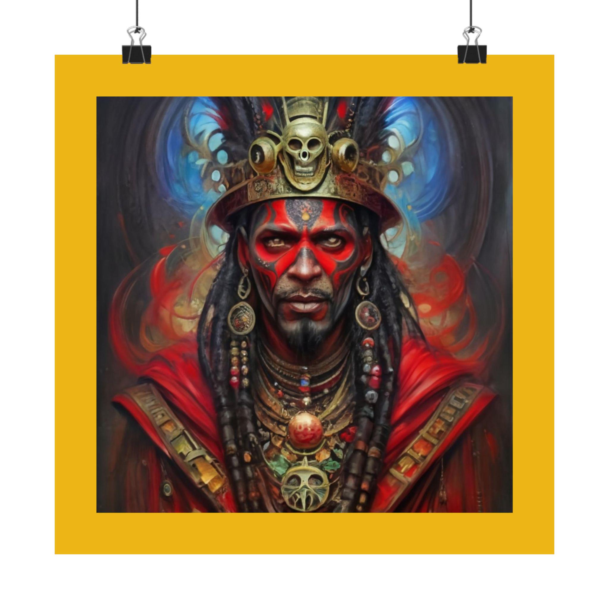 Papa Legba Poster: African Voodoo God Art Print - Matte Giclée - Etsy
