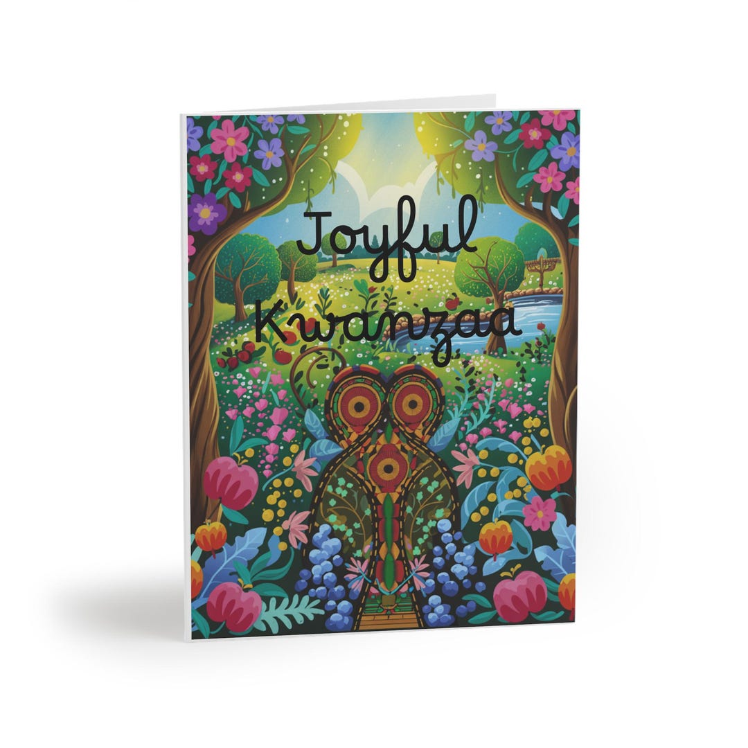 Kwanzaa Greeting Cards: African Family Cultural Holiday Note Cards - Etsy