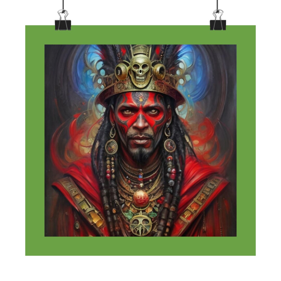 Papa Legba Poster: African Voodoo God Art Print - Etsy