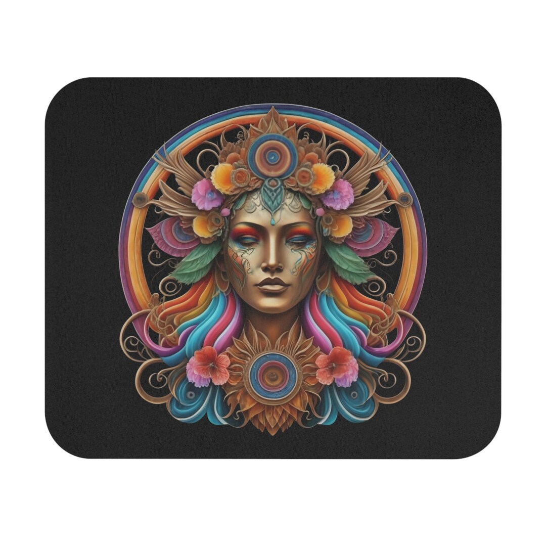 Goddess Mouse Pad: Psychedelic Pagan Desk Accessory - Etsy