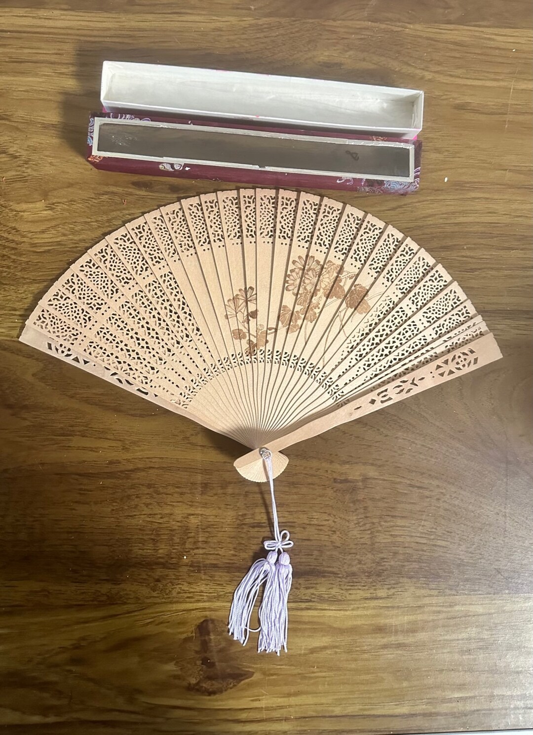 Vintage Chinese Bamboo Fan - Etsy