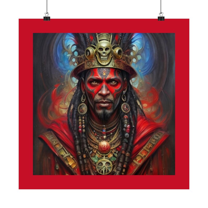 Papa Legba Poster: African Voodoo Loa Art Print - Etsy