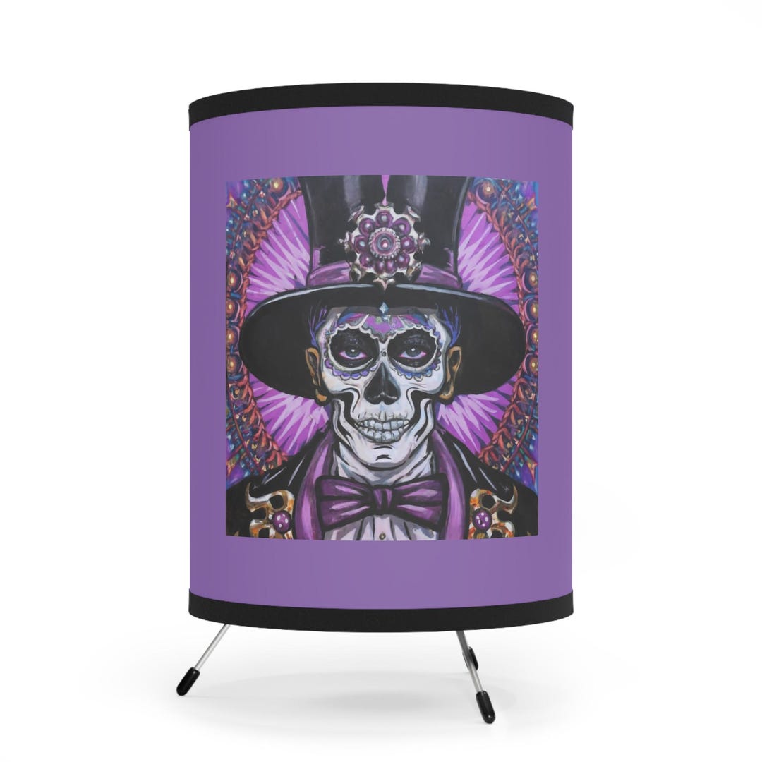 Baron Samedi Tripod Lamp, Haitian Voodoo Decor - Etsy