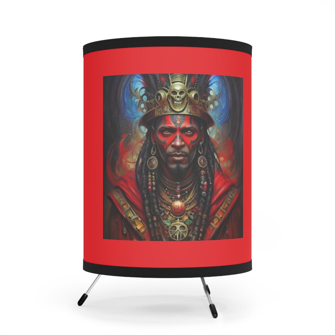 Lamp, Papa Legba Loa Design, African Vodun Inspired, Spiritual ...