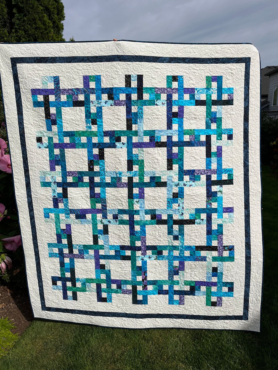 Lovely Handmade Chain Link Quilt - Etsy