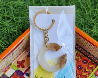 Resin "c" Keychain - Etsy