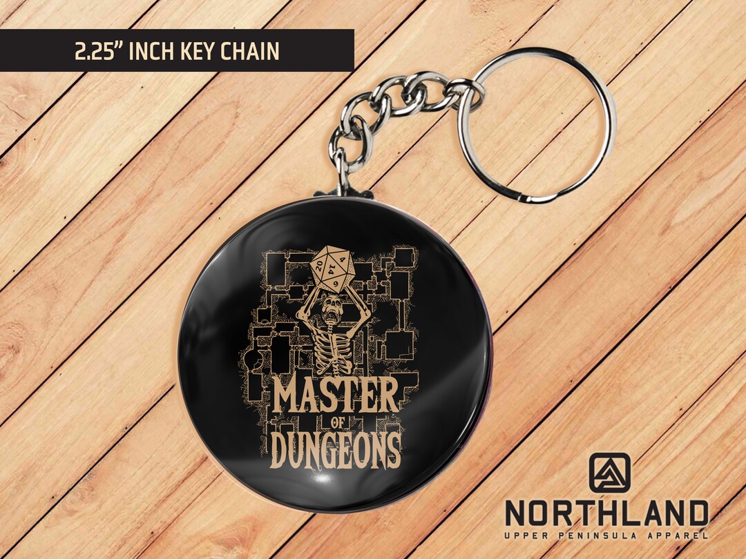 Master of Dungeons Keychain, Rpg Gift, Tabletop Gaming Keychain, RPG ...