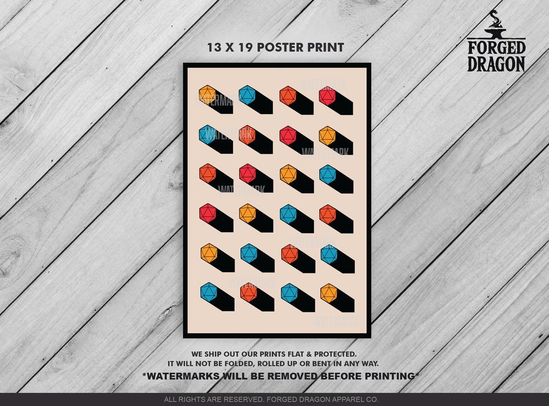 Retro Dm Gift Poster, Dnd Gifts, Tabletop Gaming Wall Decor, DM Gift ...