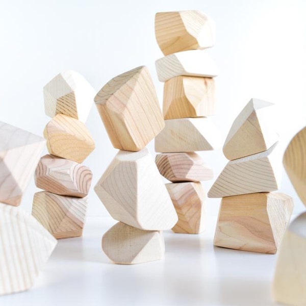 Wood Building Blocks - Etsy