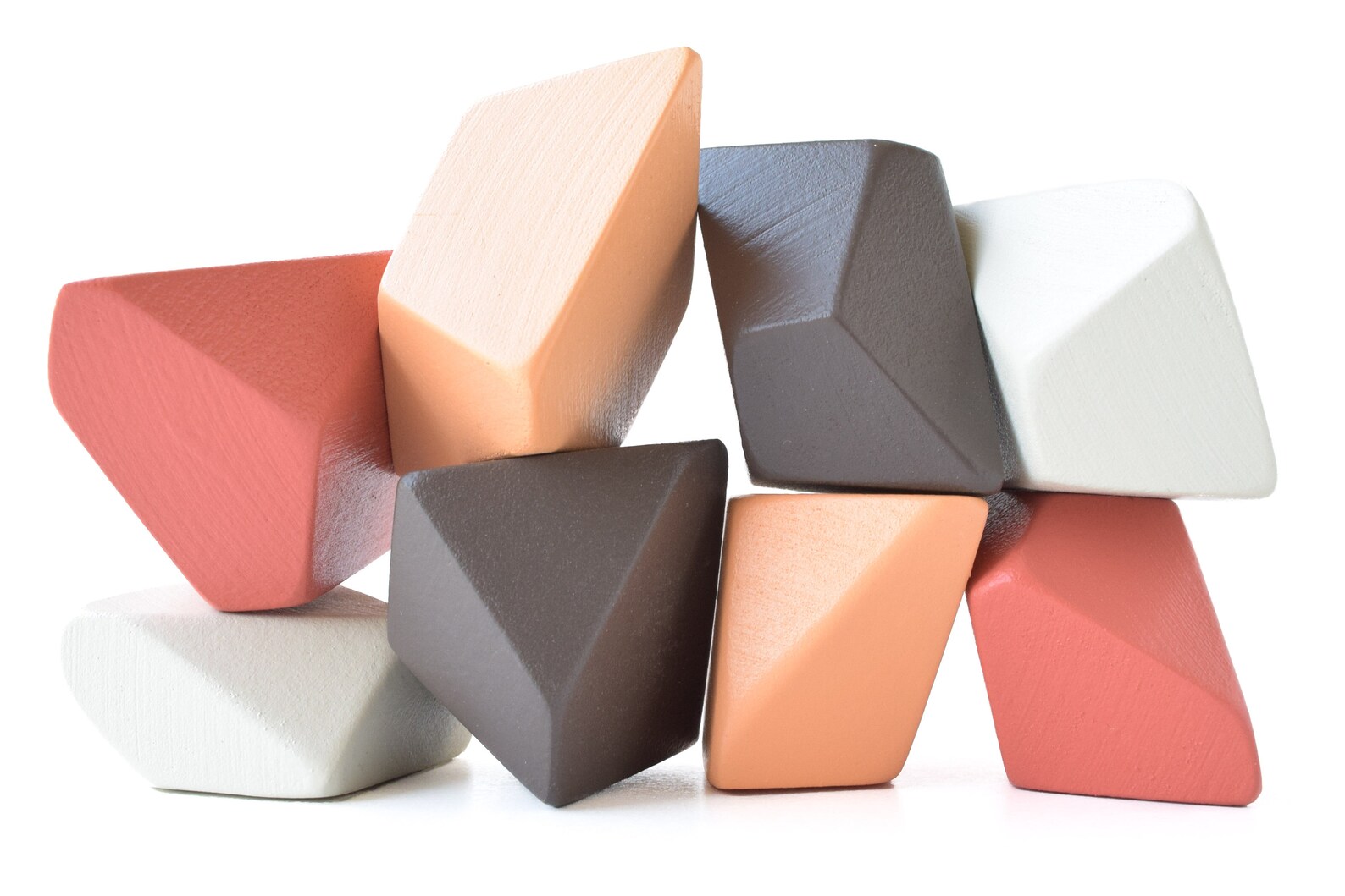 Ginger Rock Blocks. Wooden Toddler Building Blocks. Sensory - Etsy