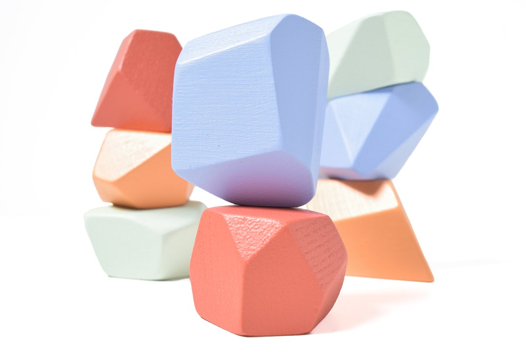 Rock Blocks Oasis set of 8 Toys for Toddlers Montessori Toys - Etsy