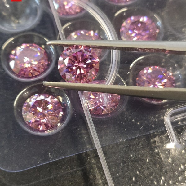 Pink Moissanite - Etsy