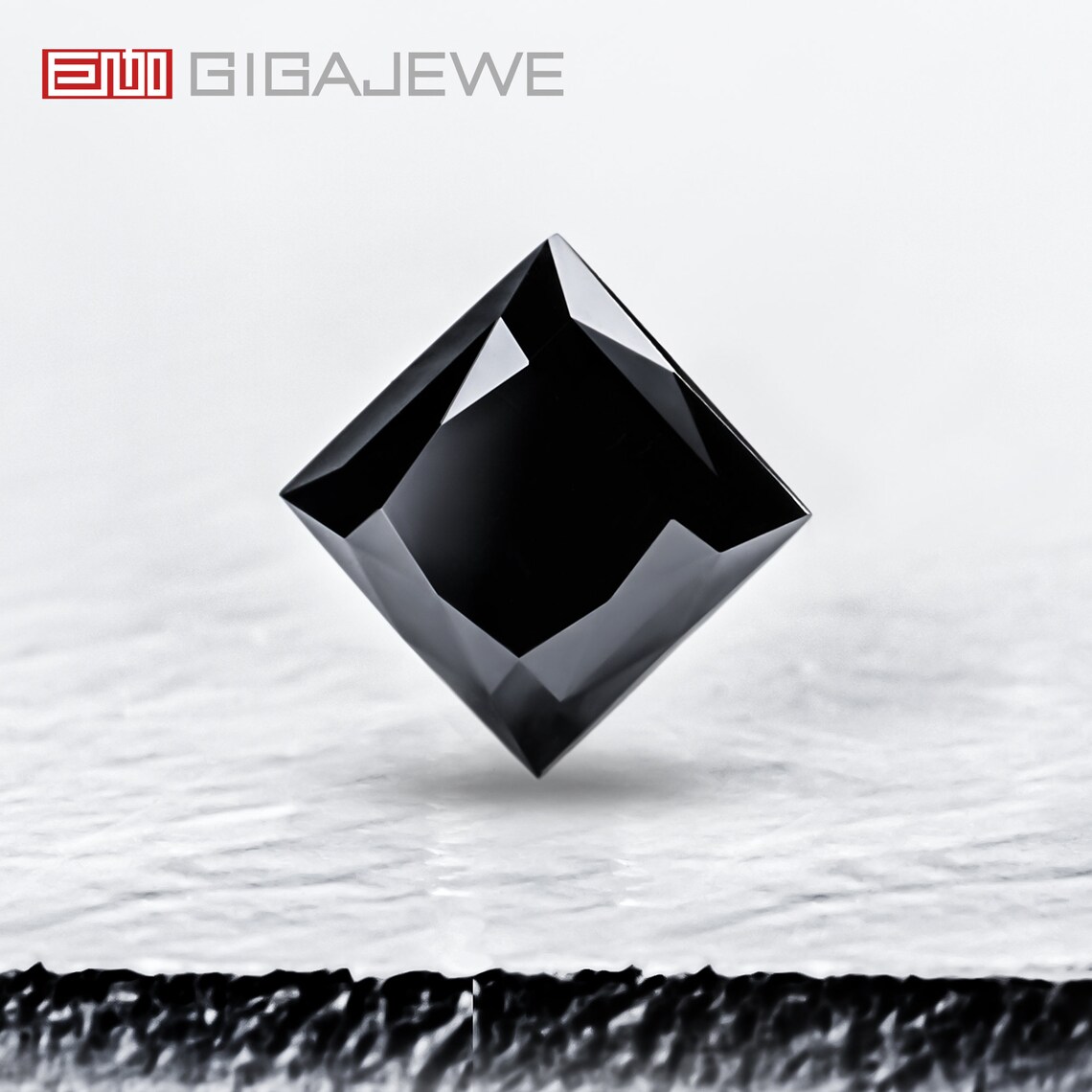 Black Princess Cut Moissanite Loose Gemstone, VVS Quality - Etsy