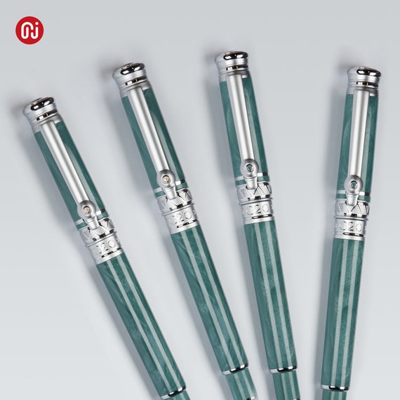 1ct Cyan and White Color Round Cut Moissanite Pen Blue and - Etsy