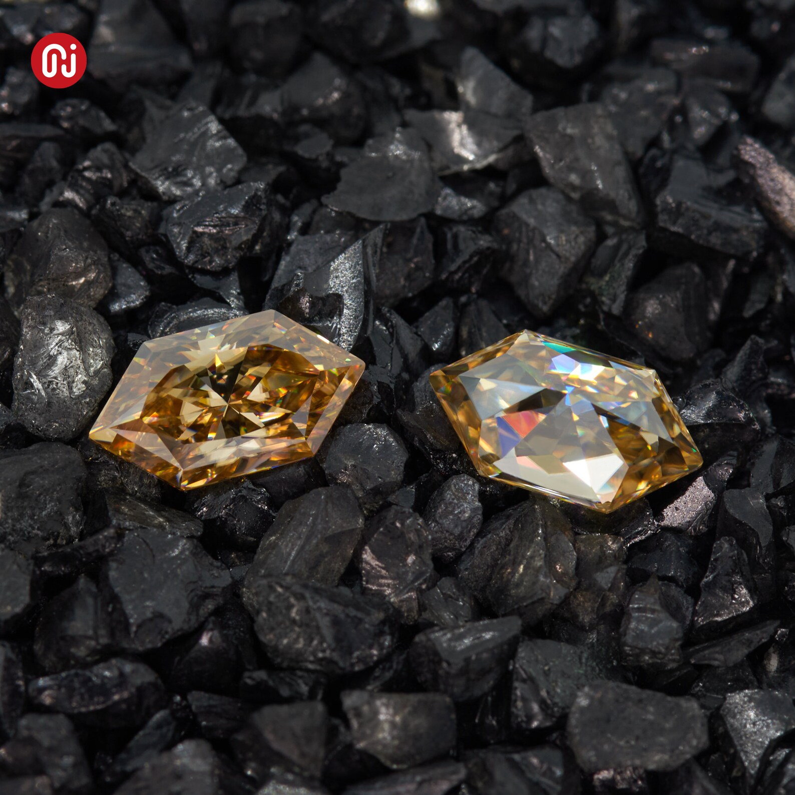 GIGAJEWE Gold Moissanite Manual Cut Dutch Marquise Shape - Etsy