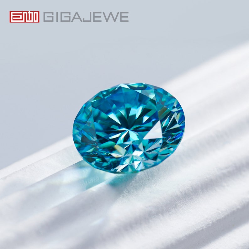 GIGAJEWE Ocean Blue Moissanite,loose Moissanite,loose Gemstone,loose ...