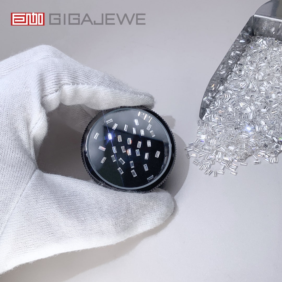 GIGAJEWE White D Color Baguette Cut Melee Stone Colorless - Etsy