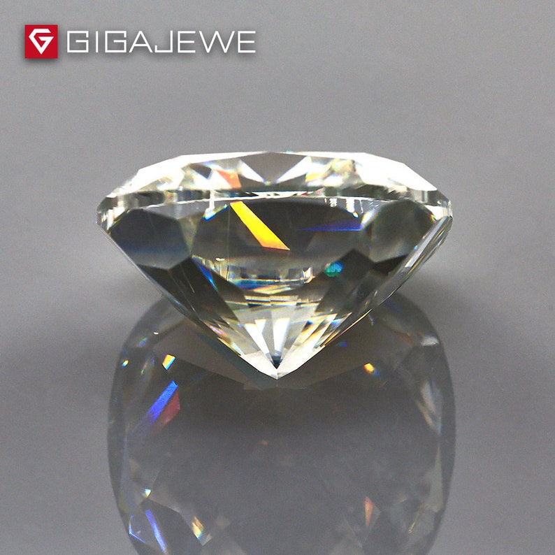 GIGAJEWE 27.8ct Cushion Cut Moissanite Loose Stone, Jewelry Making Gem ...