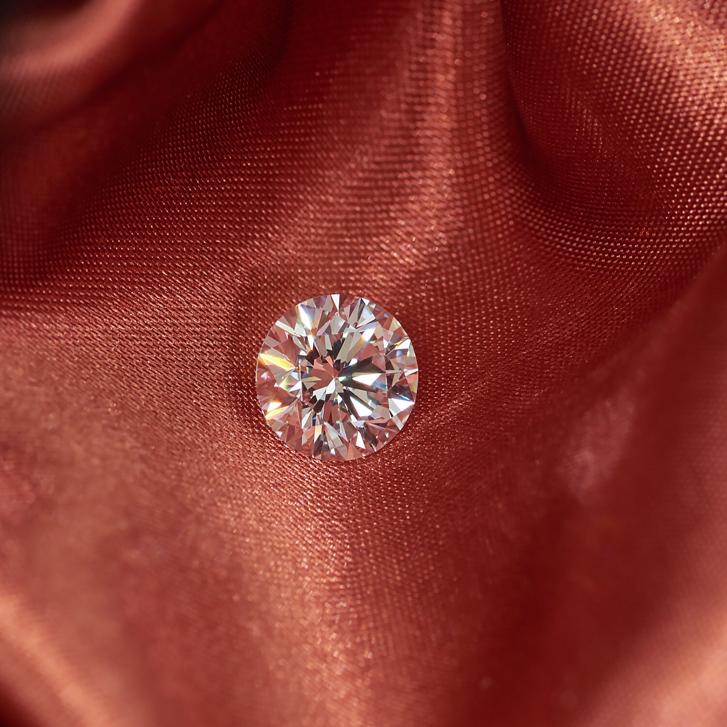 Lab Grown Diamond of Polished Diamond With White Color Round - Etsy