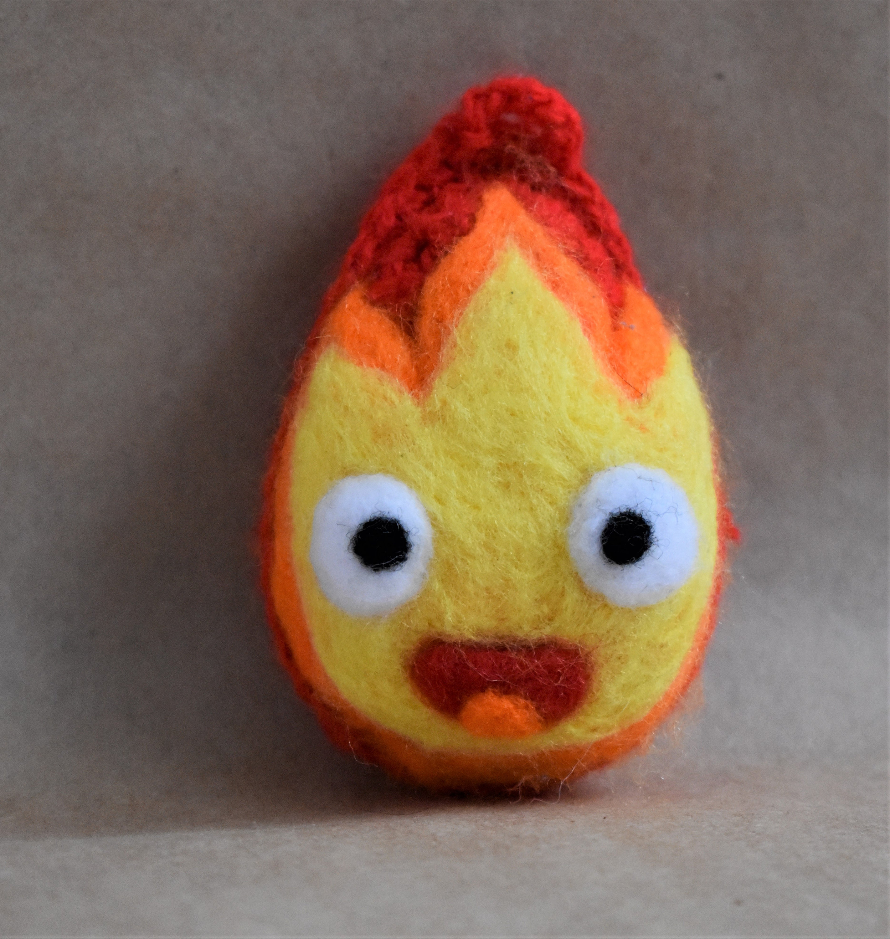 Calcifer, Howls Moving Castle, Crocheted Calcifer, Calcifer plush ...