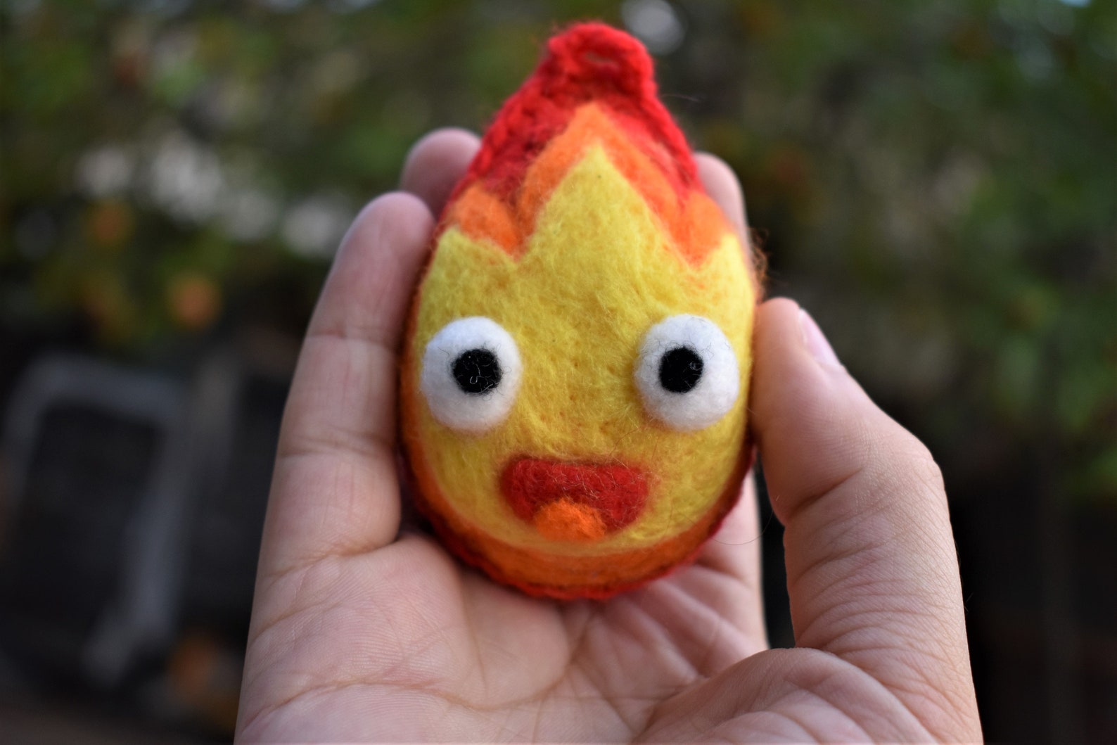 Calcifer, Howls Moving Castle, Crocheted Calcifer, Calcifer plush ...