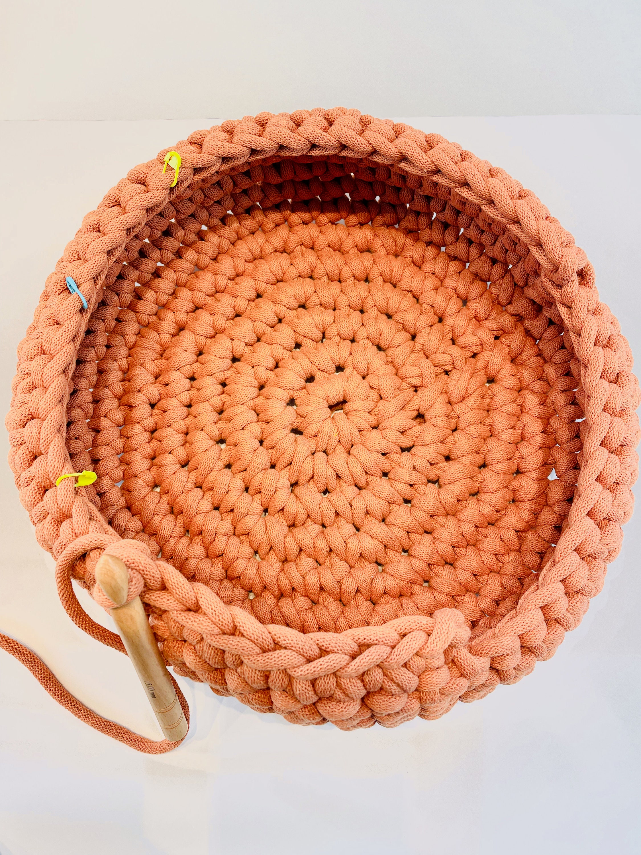 Crochet Pattern for Large Cat Basket / Dog Basket - German Instructions ...