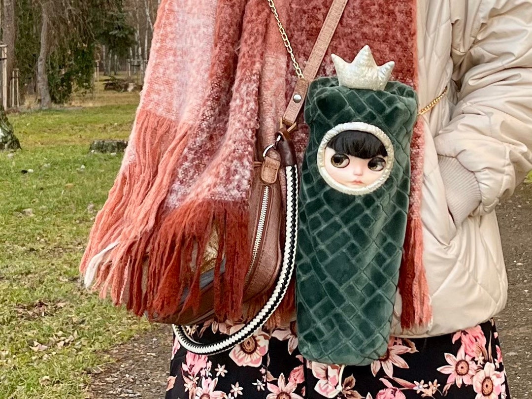 Blythe Sleeping Bag, Princess Carrier for Doll, Handmade Travel Carry ...