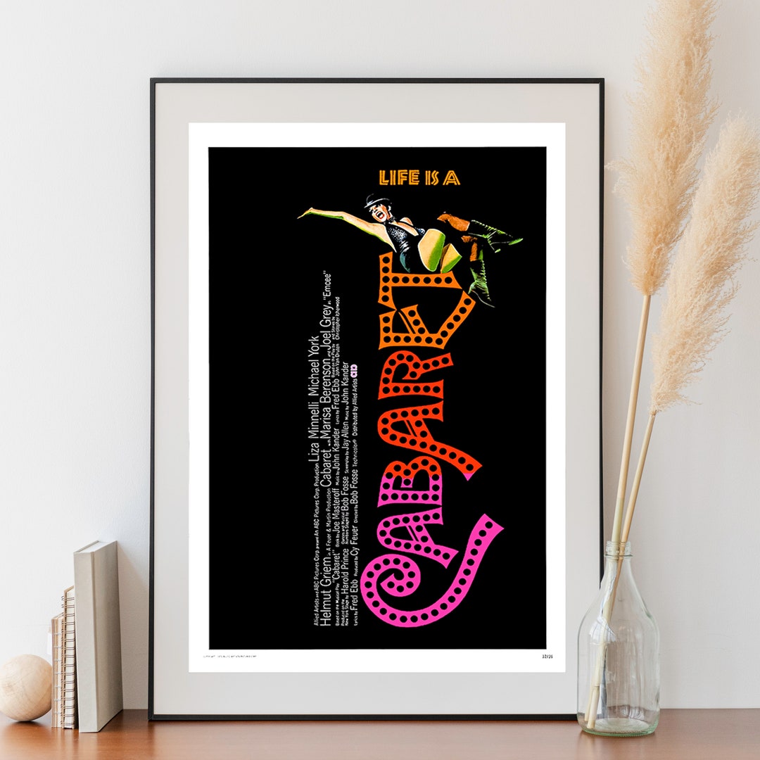 Cabaret 1972 Reproduction Movie Poster, Canvas Print, Gift Idea ...