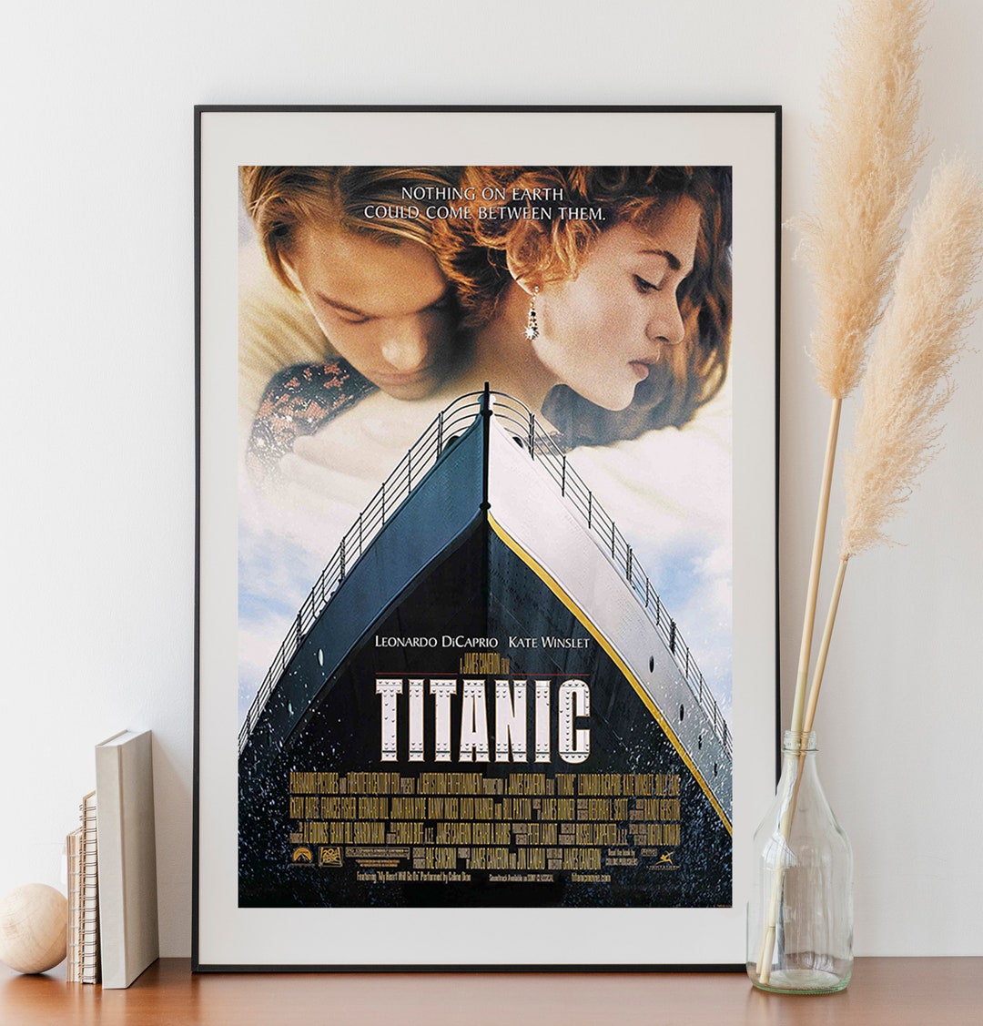 Titanic 1997 Reproduction Movie Poster, Canvas Print, Gift Idea ...
