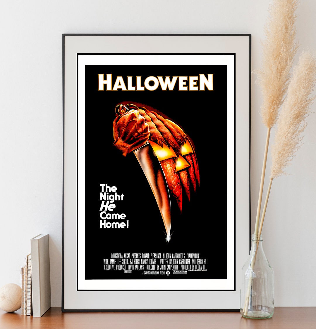 Halloween 1978 reproduction Movie Poster, Canvas Print, Gift Idea ...