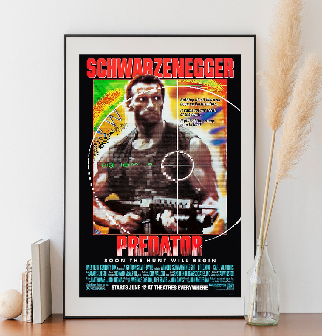 Predator 1987 Reproduction Movie Poster, Canvas Print, Gift Idea ...