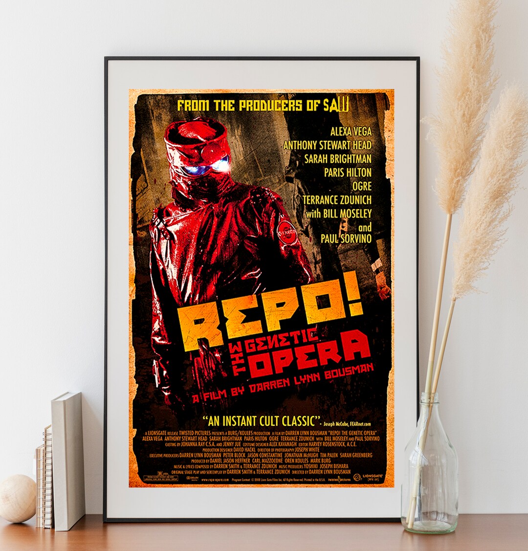 Repo the Genetic Opera 2008 Reproduction Movie Poster, Canvas Print ...